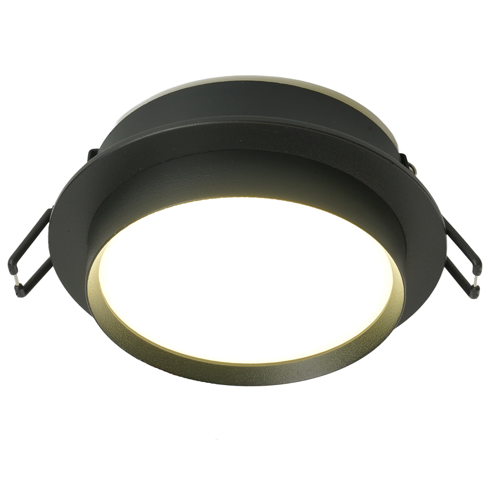 Светильник встраиваемый Feron DL507 потолочный GX53 черный круг ...